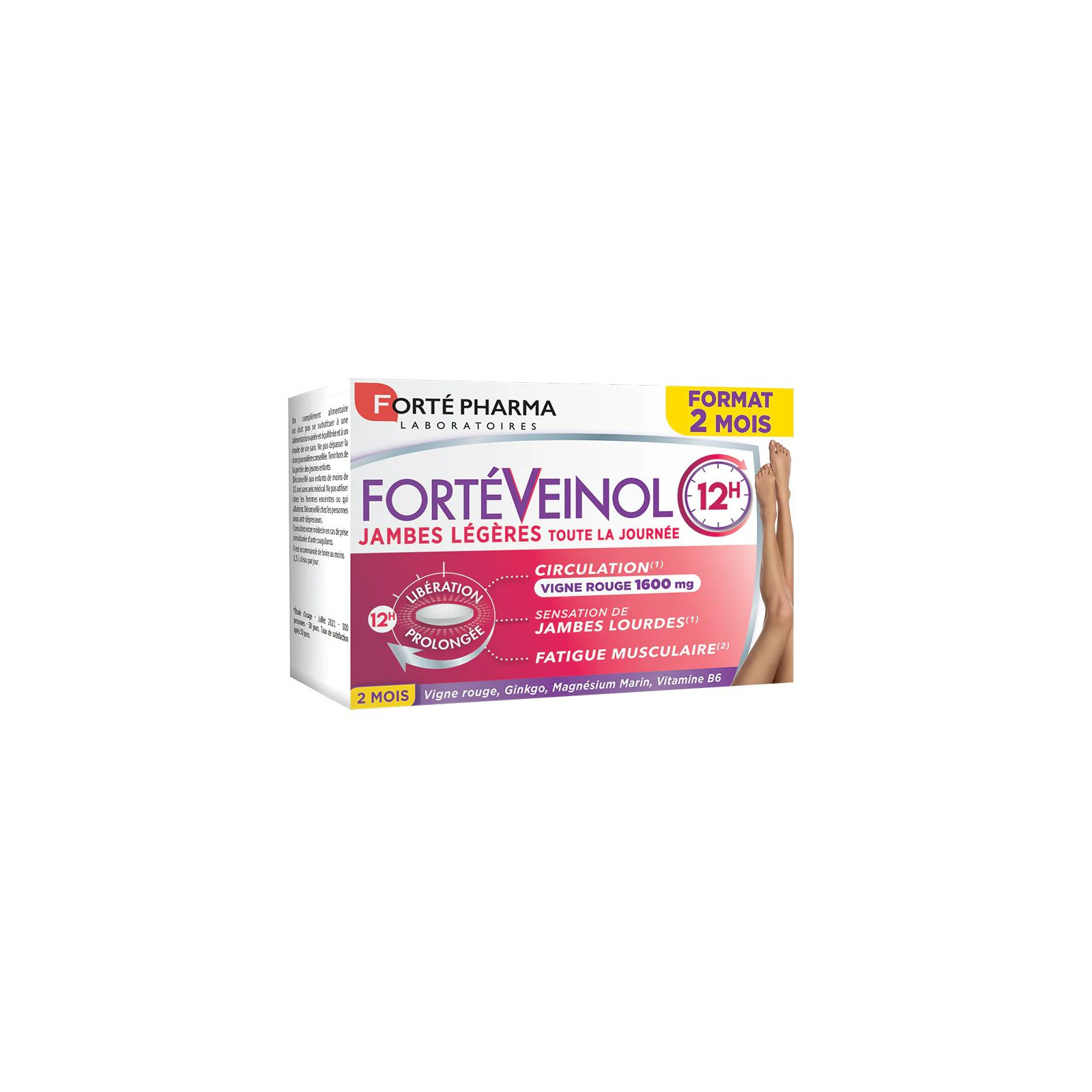 Forte Pharma FORTÉ VEINOL 12H | Parashop.com