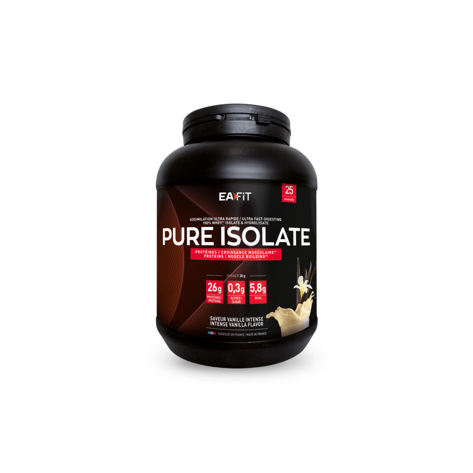 Ea Fit PURE ISOLATE Saveur Vanille, 750g | Parashop.com