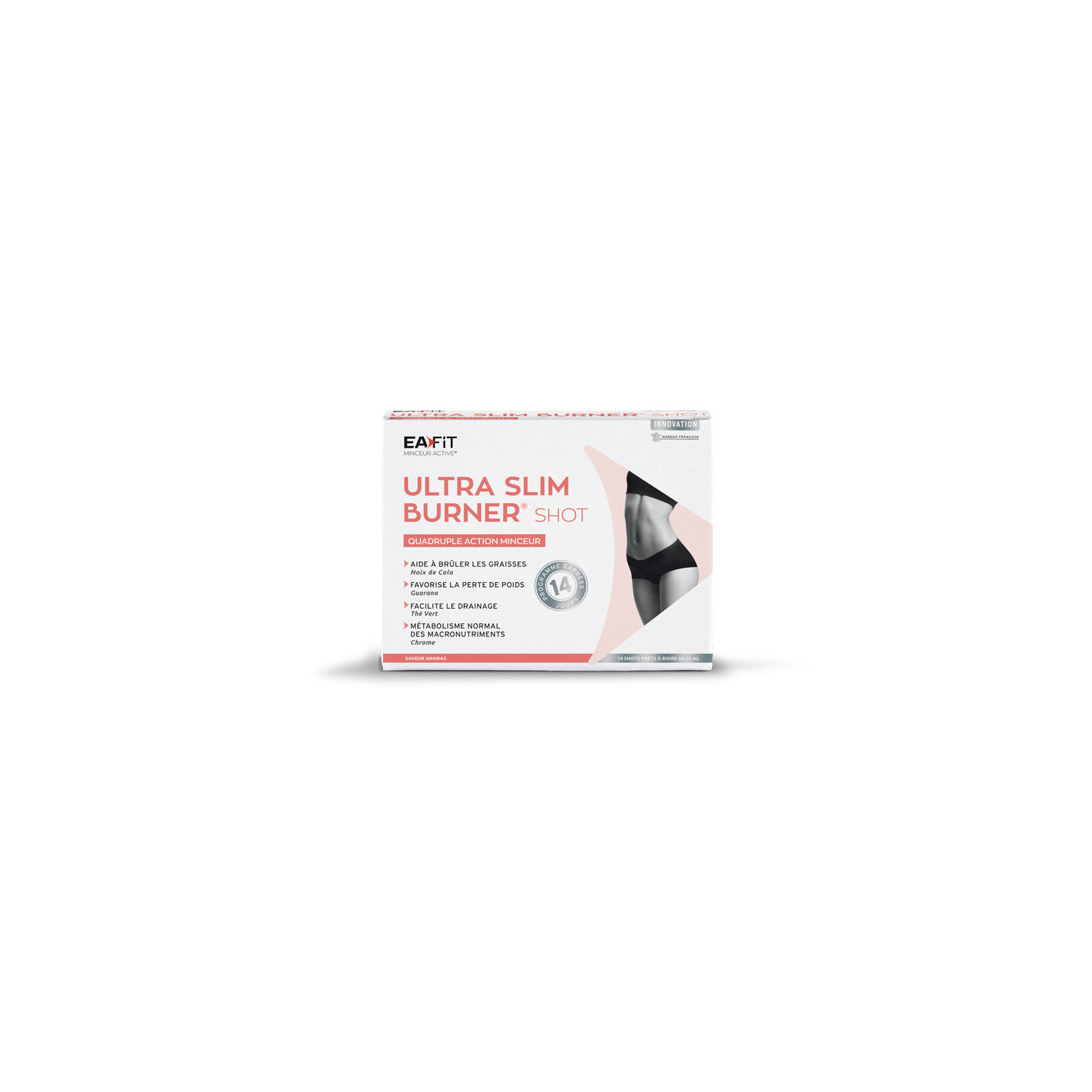 Ea Fit ULTRA SLIM BURNER SHOT Goût Ananas, 14 shots de 25ml | Parashop