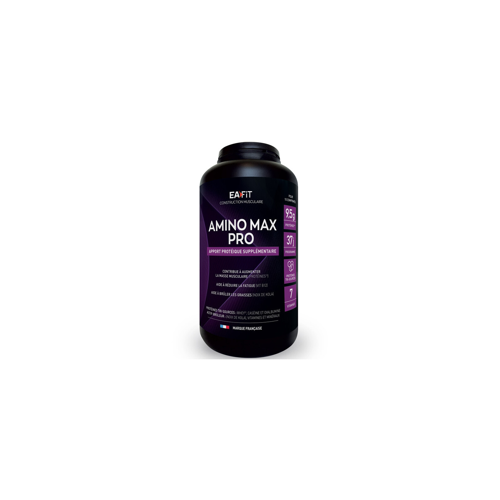 Ea Fit AMINO MAX PRO Apport Proteique Supplémentaires, 375 comprimés