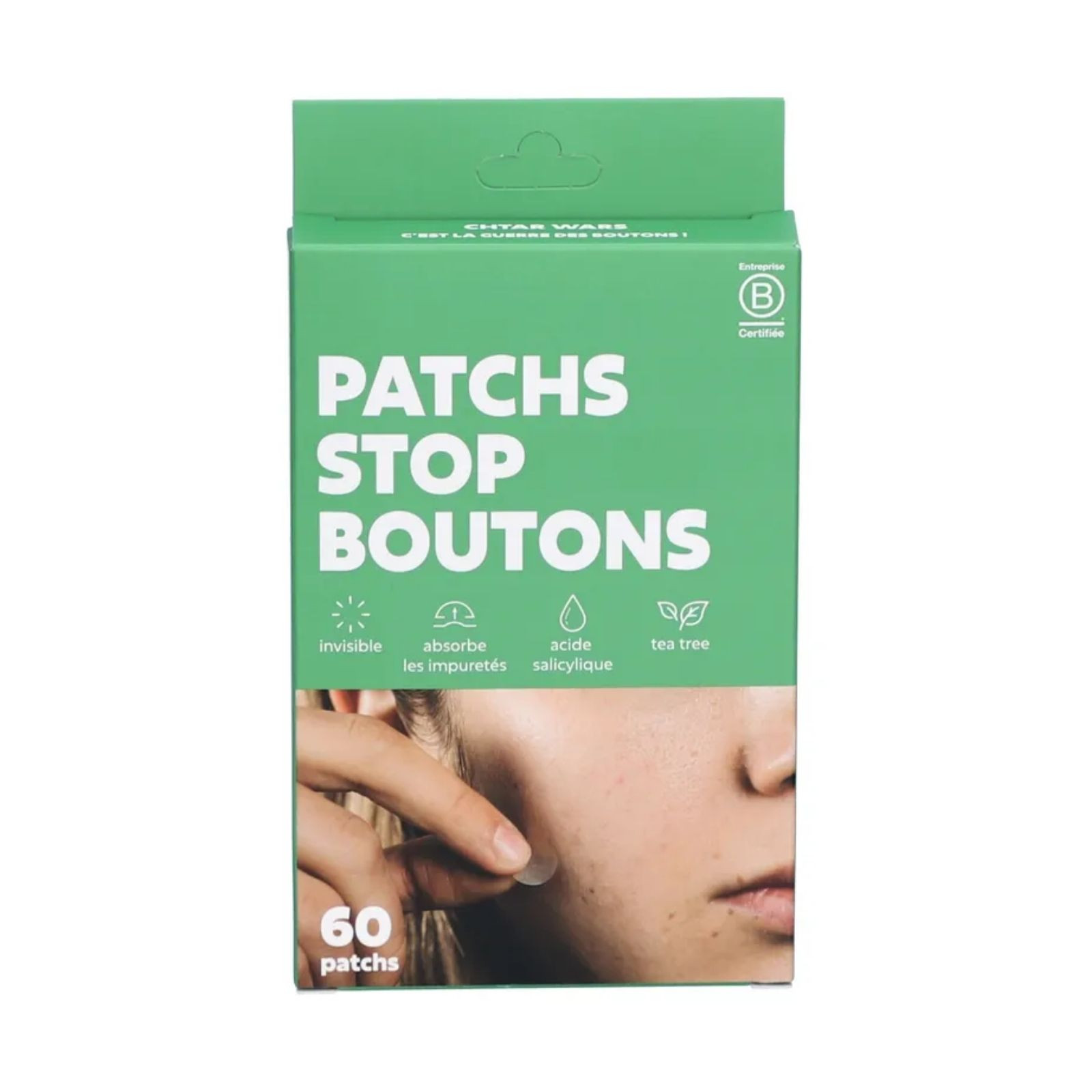 Patchs Anti-Boutons Invisibles, 60 patchs