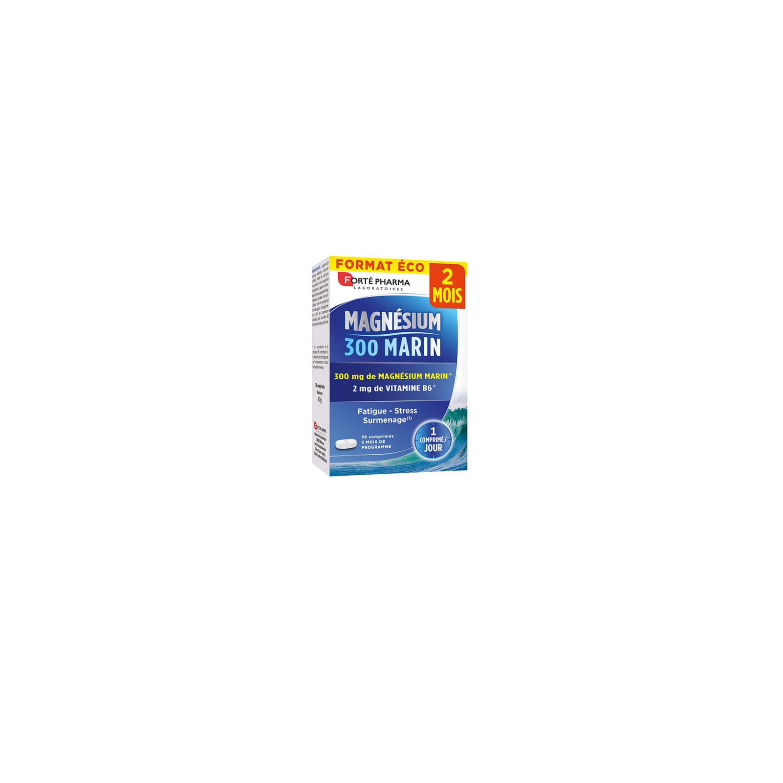 Forte Pharma MAGNESIUM 300 Marin, 56 comprimés