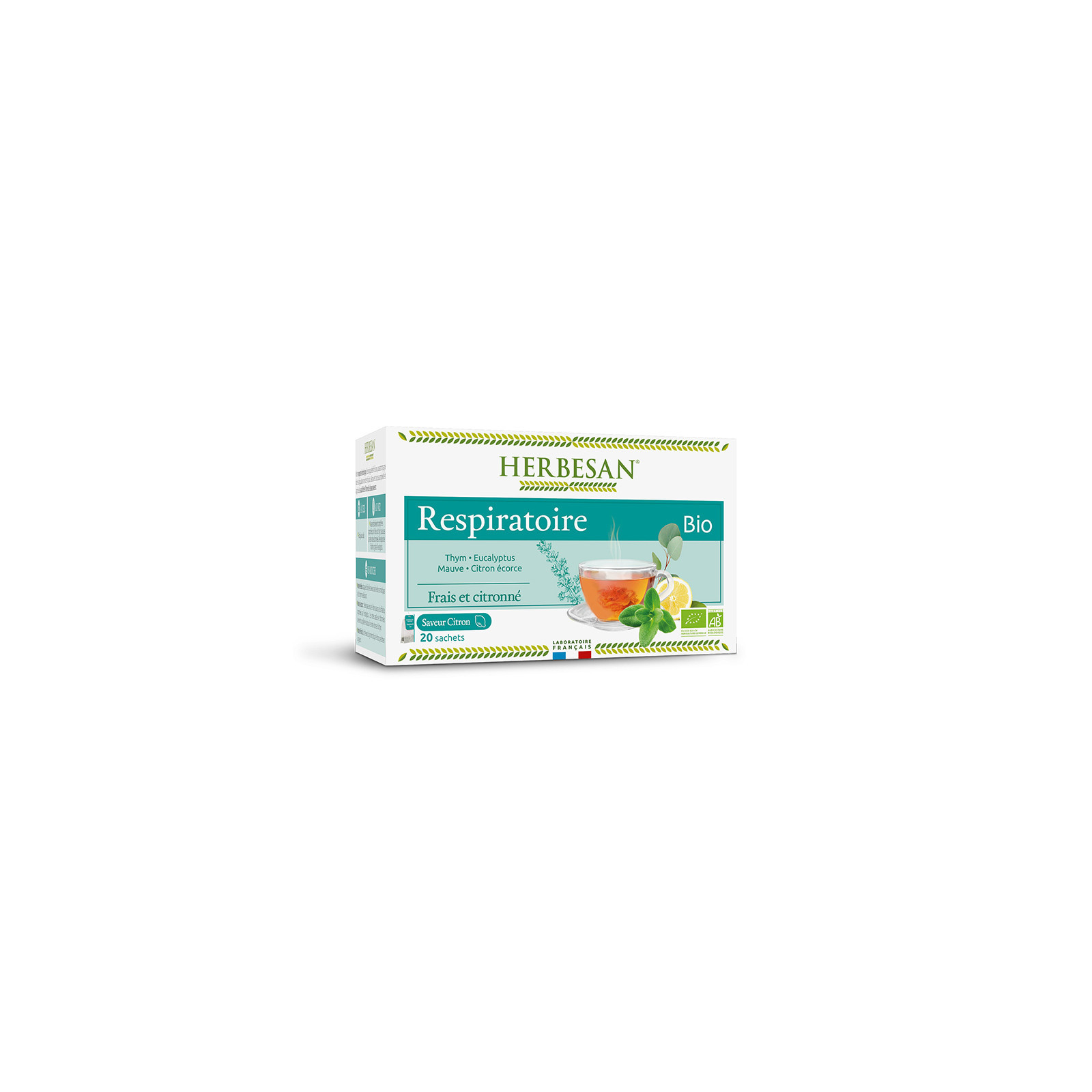 Herbesan Infusion Bio respiratoire, 20 sachets