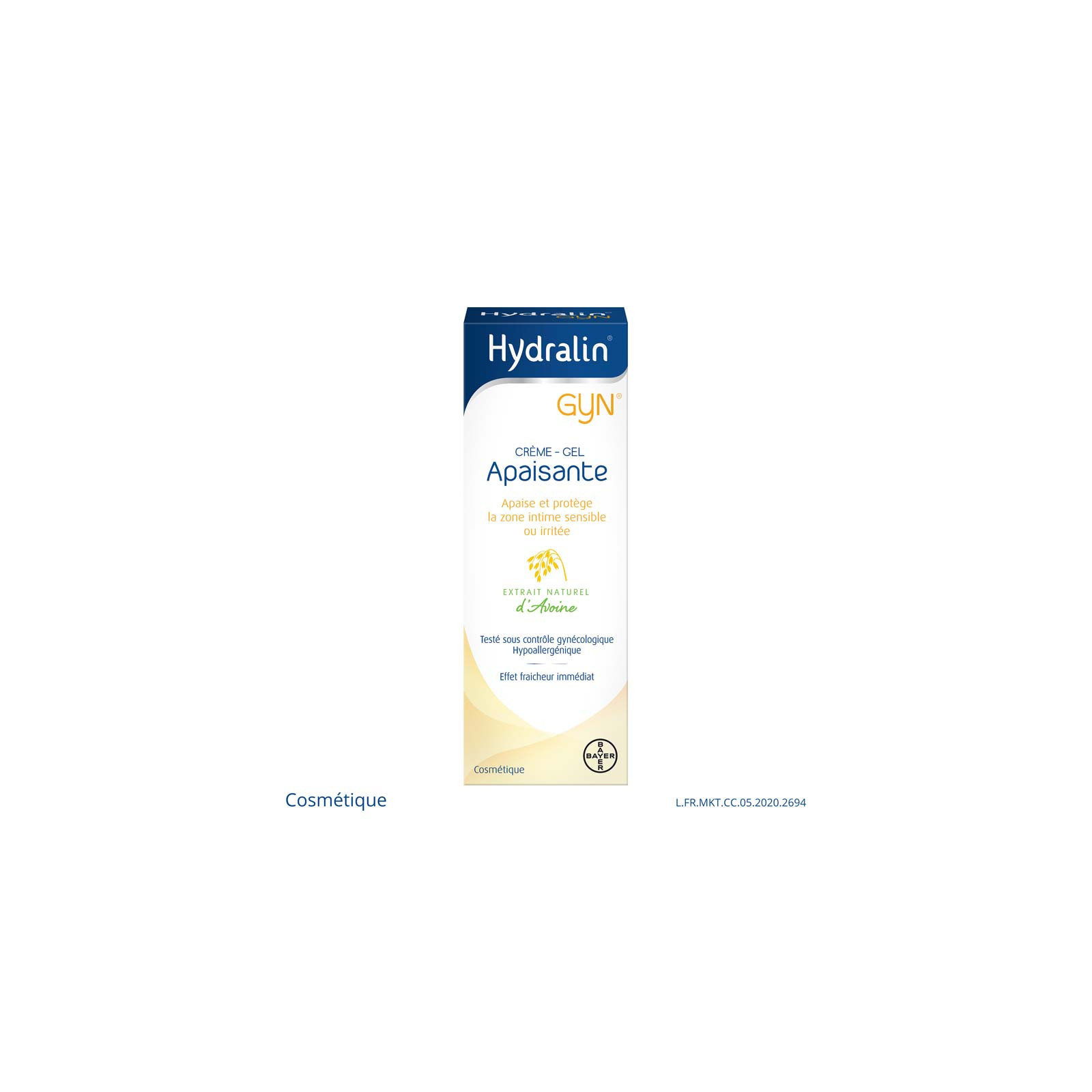Hydralin GYN Crème Gel Apaisant & Protecteur zone intime, 15g