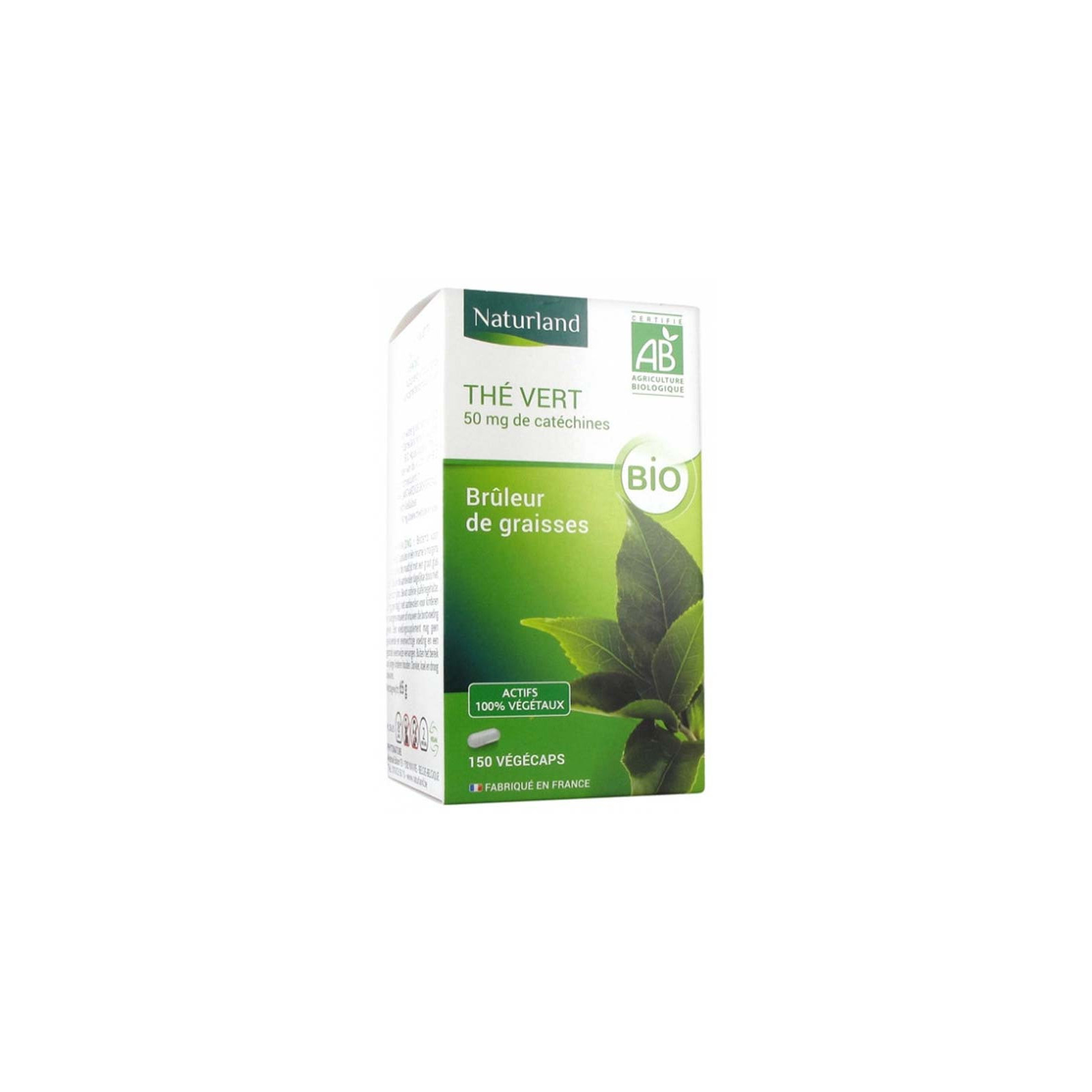 Naturland Thé Vert, 150 Végécaps