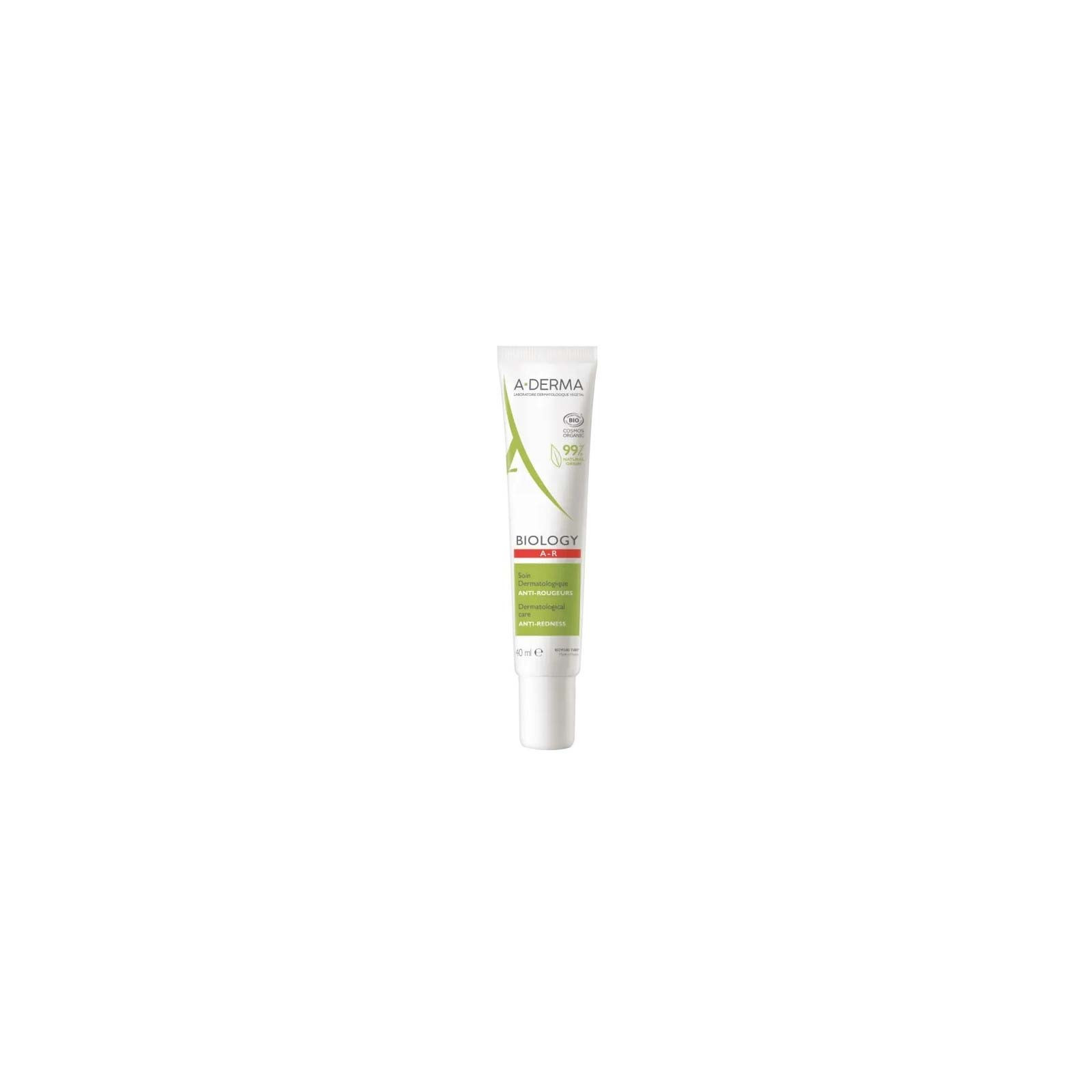 A-Derma BIOLOGY Soin dermatologique anti-rougeurs, 40ml