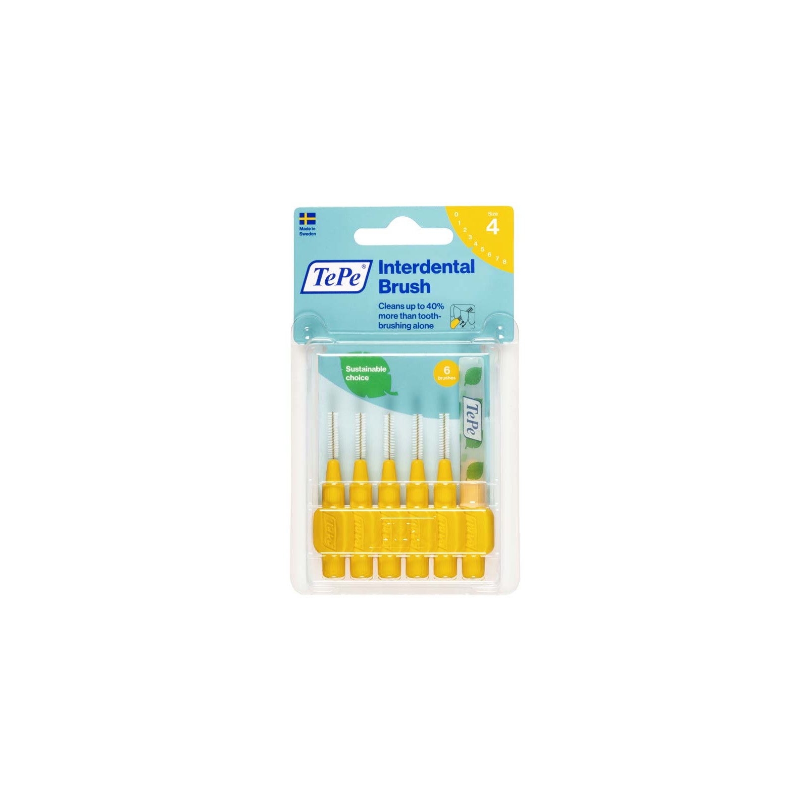 Brossettes Interdentaires Original Jaune 0.7Mm, X6