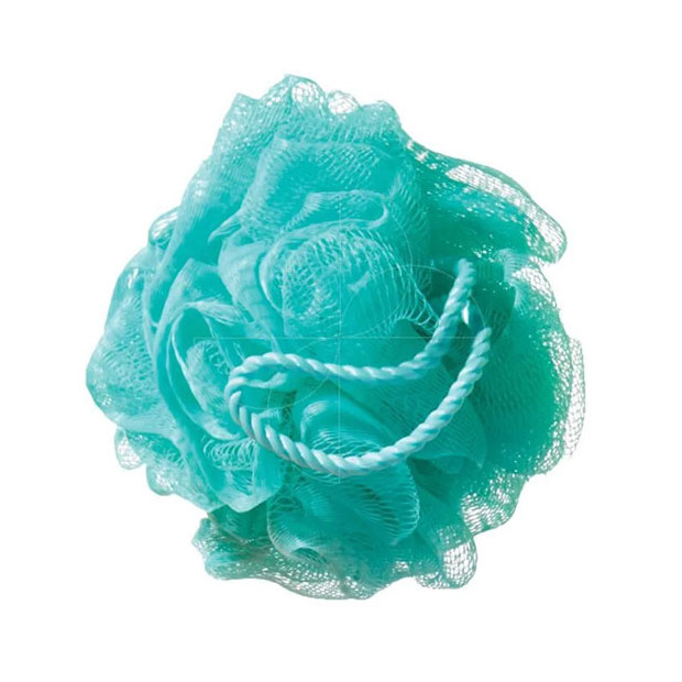 Fleur de douche turquoise