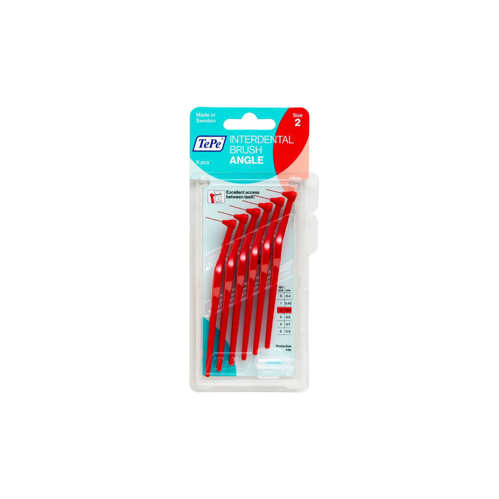 Brossette Interdentaire Angle™ Rouge 0.5mm, x6
