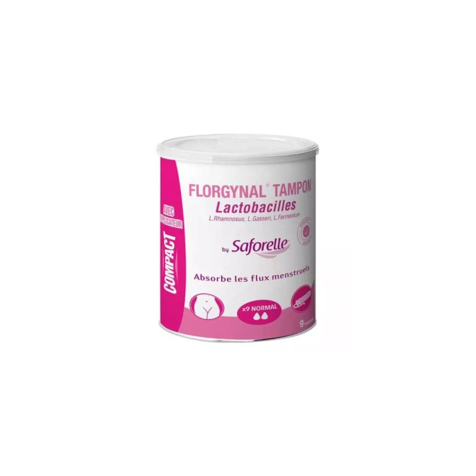 FLORGYNAL Tampon normal avec applicateur. Boîte 9