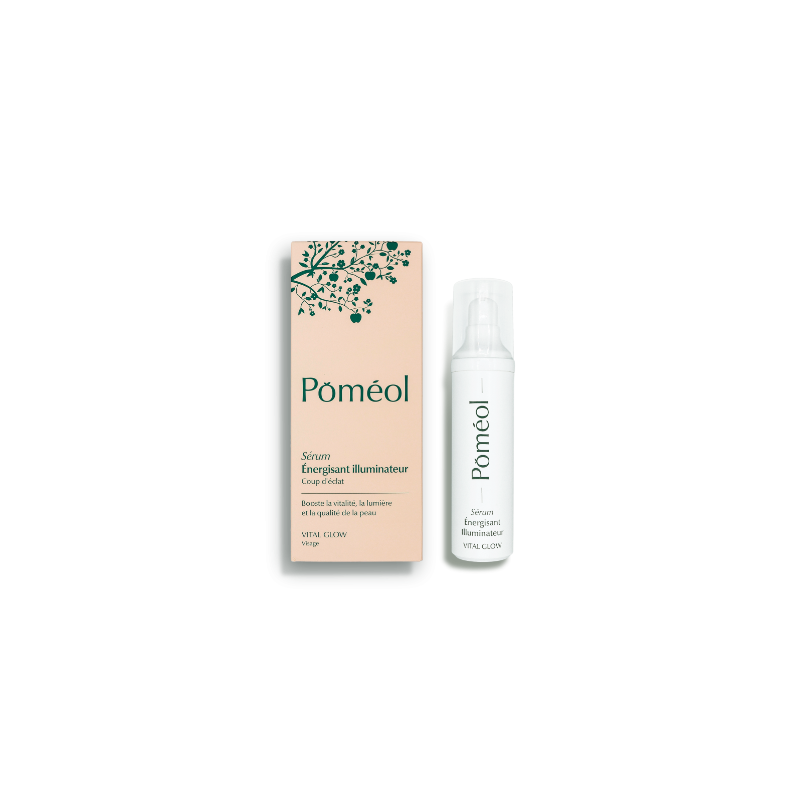 Poméol VITAL GLOW Sérum énergisant illuminateur, 50ml
