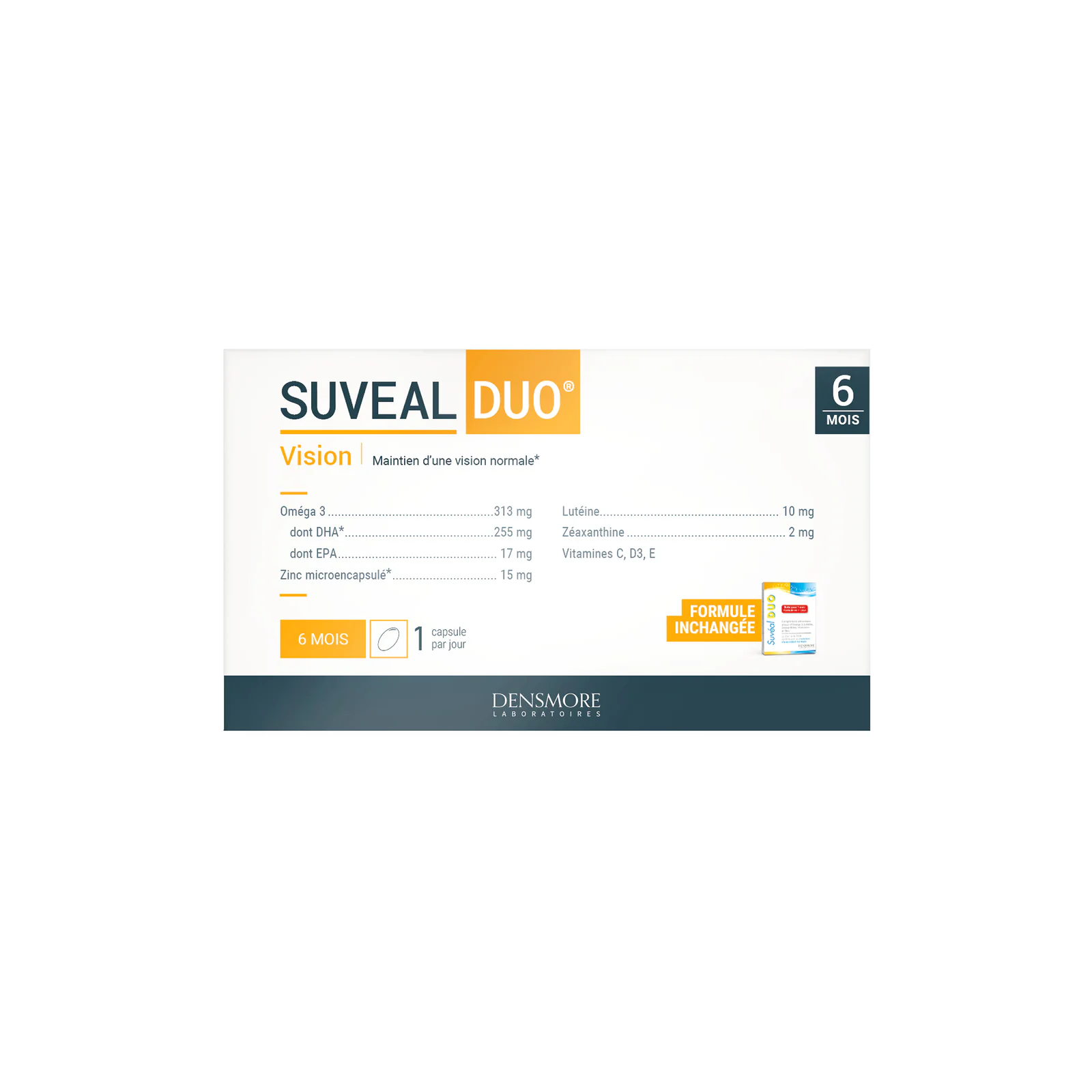 Suvéal Duo Maintien Vision Normale, 180 Capsules