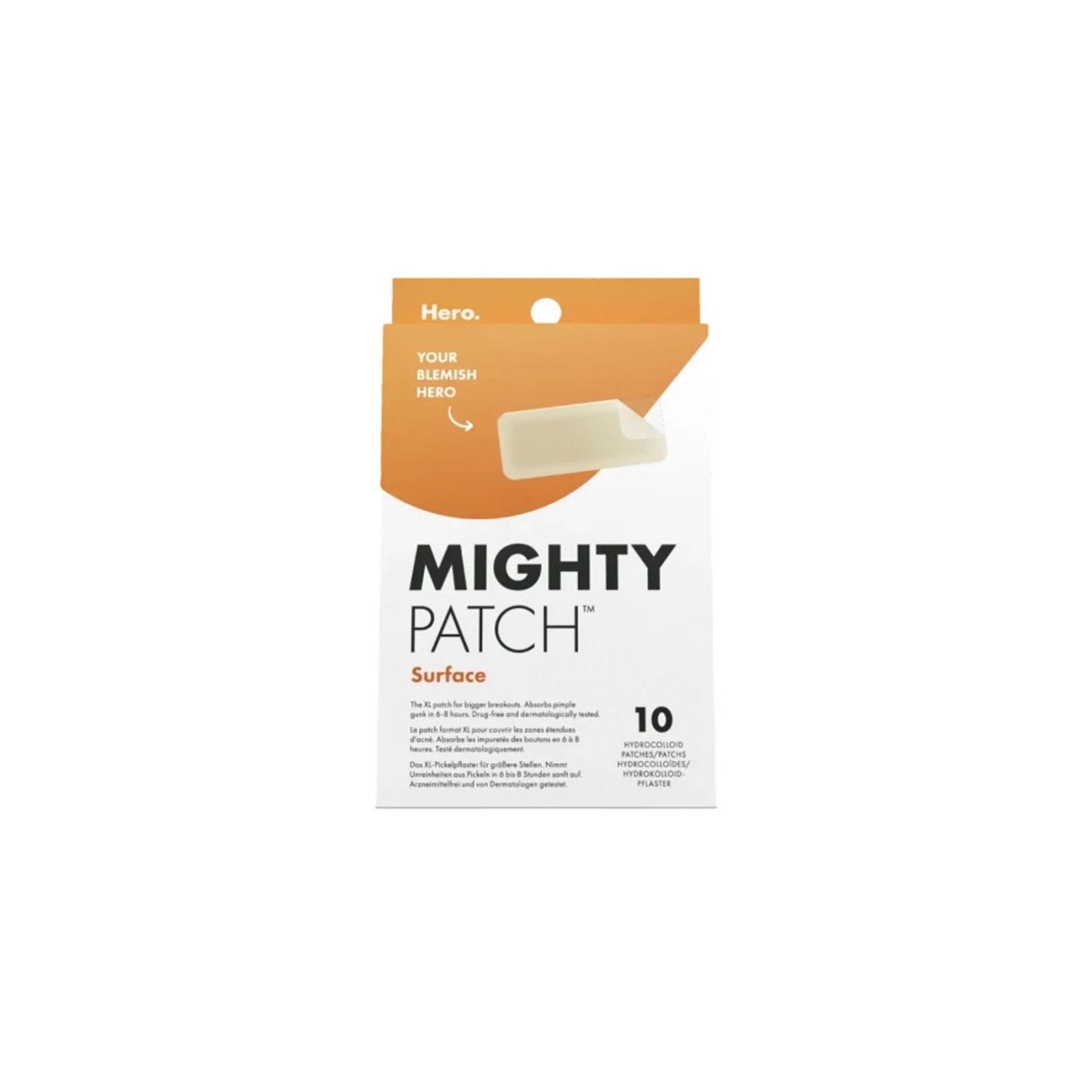HERO MIGHTY PATCH Surface Patchs Anti-Acné Zones Étendues x10